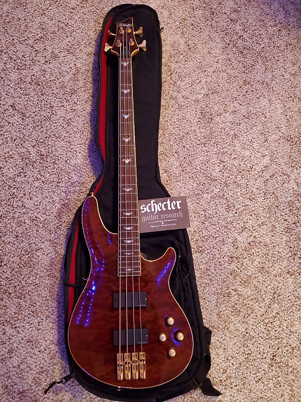 Schecter C-4 Custom Active 4-String Bass 2007 Made In Korea. | Reverb