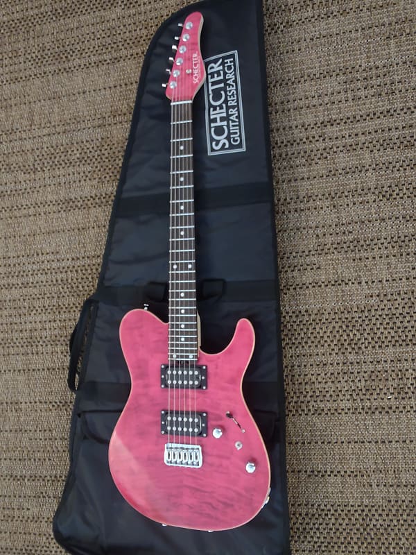 Schecter Japan MIJ Telecaster Transparent Pink | Reverb