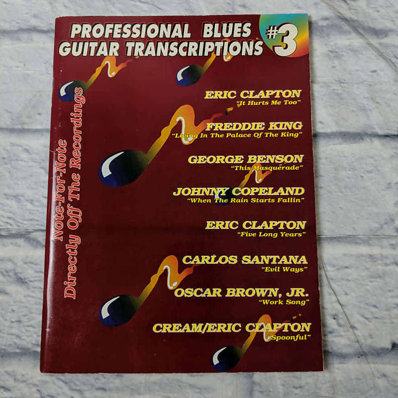 Professional Blues Guitar Transcriptions #3 (Note - For - | Reverb