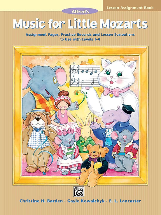 Music for Little Mozarts - Lesson Assignment Book | Reverb