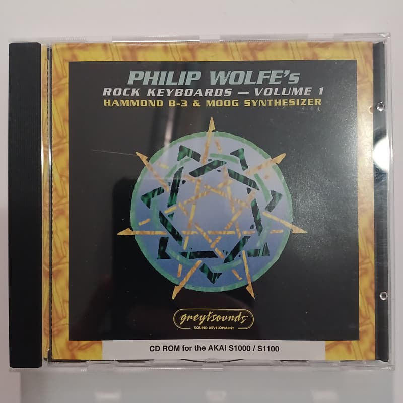 Greytsounds Philip Wolfe's Rock Keyboards Volume 1 CDR Akai | Reverb