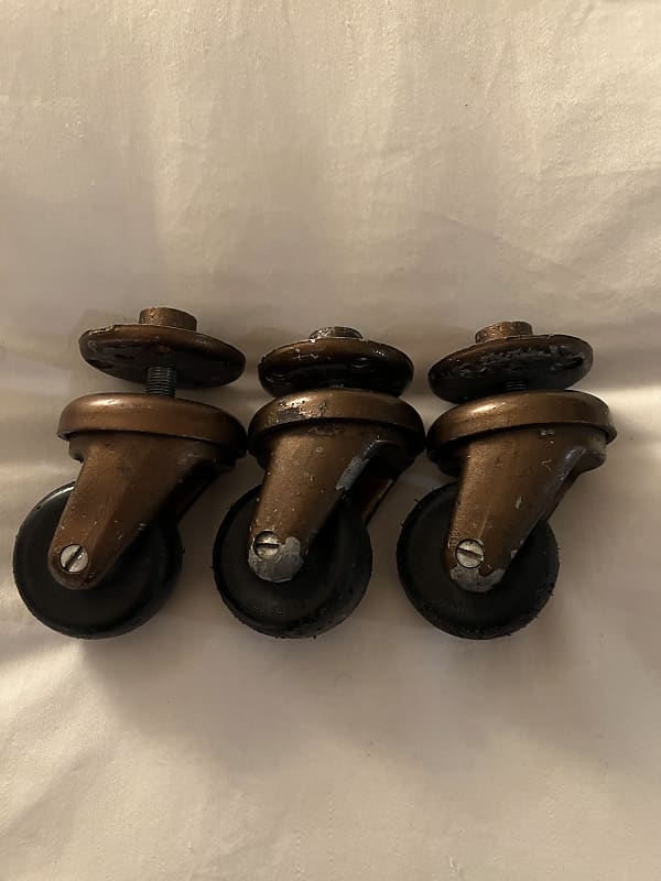 Homa Marshall Casters mid 70s - 3 casters with sockets | Reverb