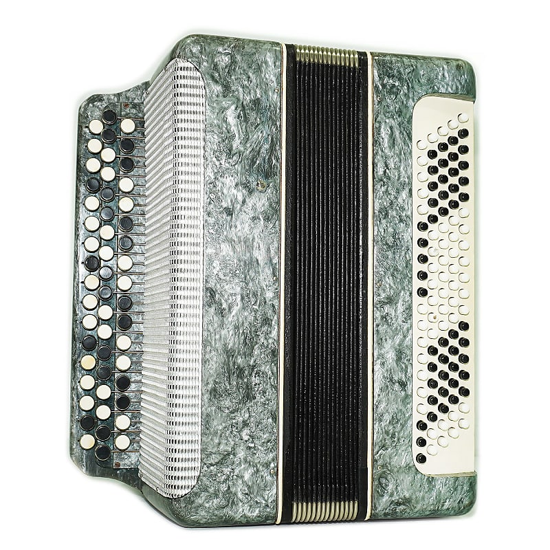Tulskiy Bayan, Melodiya Vintage Chromatic Button accordion, | Reverb