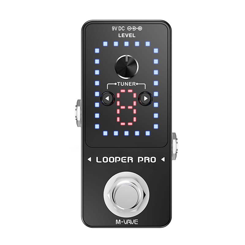 Looper Pro Tuner Effact Pedal Record 9 Loops LED Display | Reverb