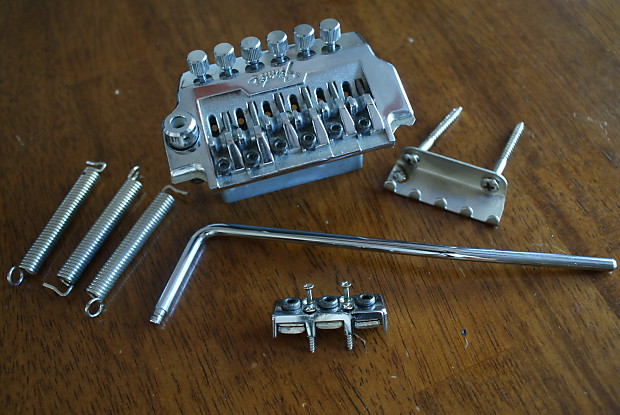 Fender System One Tremelo System 1984-87 Chrome (Solid) | Reverb