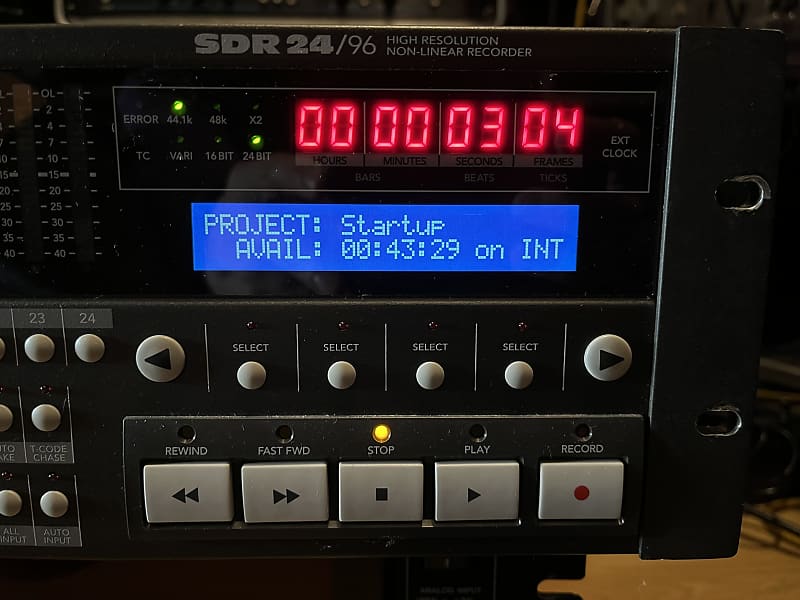 Mackie Mackie SDR 24/96 Hard disk recorder 2000s | Reverb