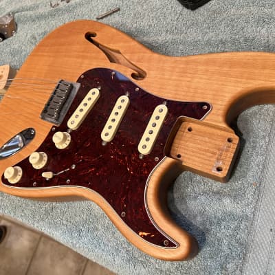 Thinline Partscaster Natural Fender Stratocaster Pickup Set | Reverb