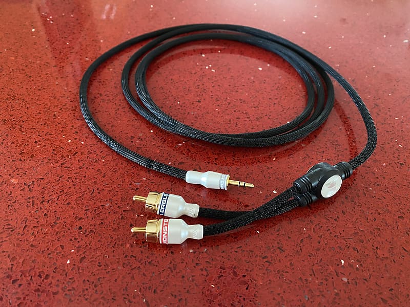 Monster RCA Stereo Audio Y Cable, Male to Dual RCA Male, 7 | Reverb