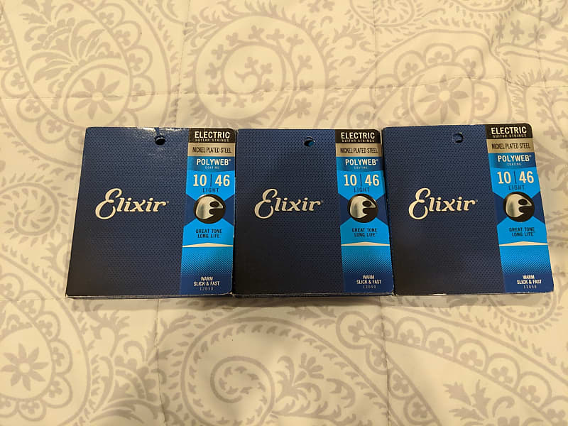 Elixir Polyweb 10s Coated Electric Strings | Reverb