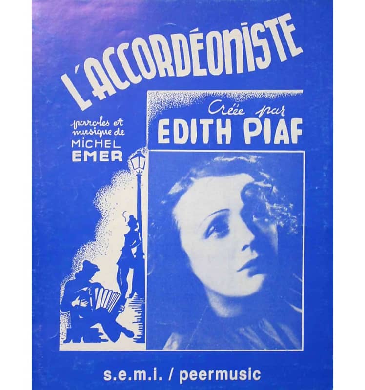 L'accordéoniste - Edith Piaf - partition - Stock B | Reverb