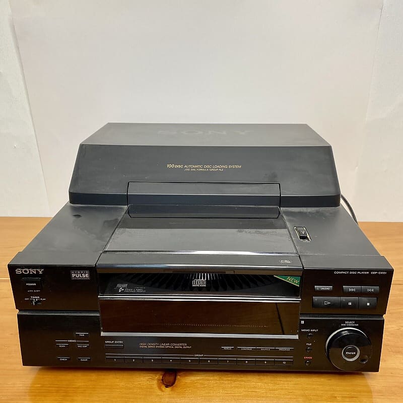 Sony CDP-CX151 CD Changer 100 Disc CD Player Tested | Reverb