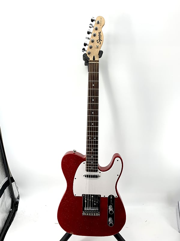 Used Squier Affinity Telecaster Red Sparkle | Reverb