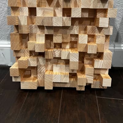 SoundAssured Wood Acoustic Diffuser - Wedge - Wooden Acoustic | Reverb