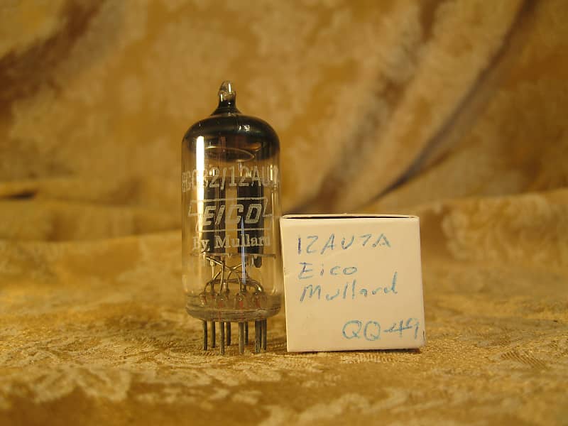 Vintage Mullard Eico 12AU7A ECC82 Vacuum Tube Blackburn Great | Reverb