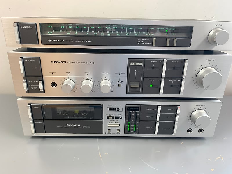 Pioneer Set * SA-740 Integrated Amplifier * TX-540 Tuner * | Reverb