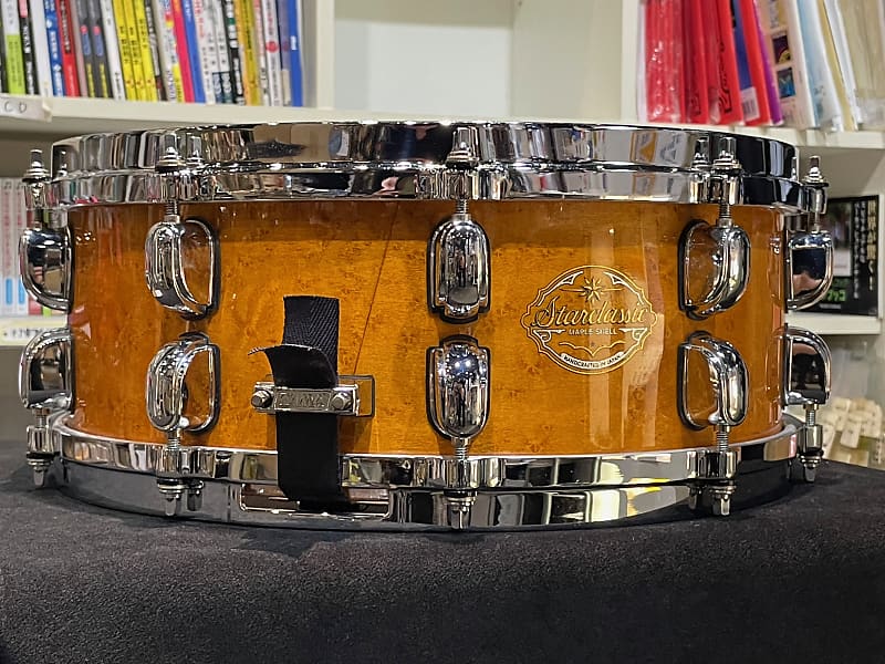 Tama SMS55 Starclassic Maple Snare Drum Honey Amber | Reverb Australia