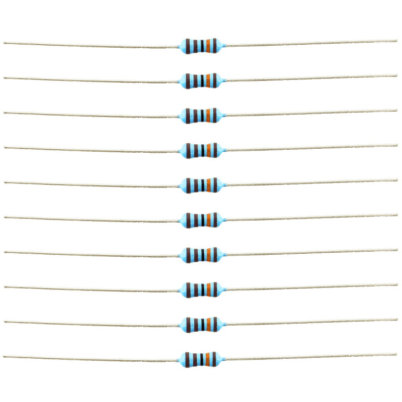 1/4 Watt Metal Film 1% Resistors, 110K ohm, 10 Pack | Reverb
