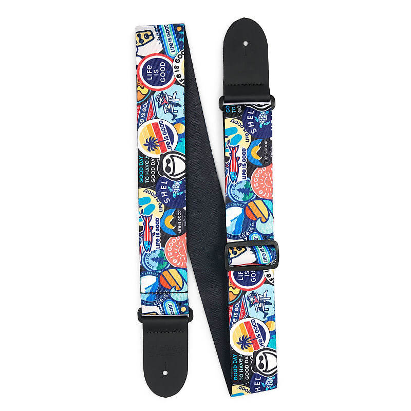 Martin Guitar Strap - Life is Good Collage | Reverb