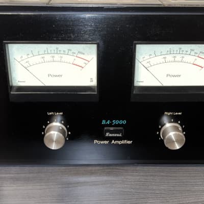 Sansui BA-5000 Power Amplifier Legend! Needs Repair | Reverb