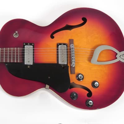 1964 Guild X-50 Rare Left Handed Double Pickup - Sunburst | Reverb