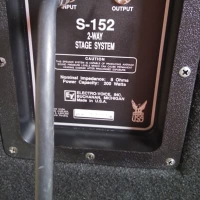 Electro-Voice (EV) S-152 PA Speakers (Pair) | Reverb