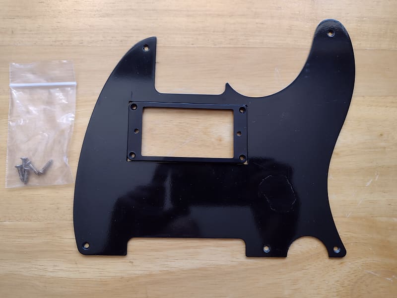 Black 1 Ply, 5-Hole Pickguard For Telecaster Aged Relic with | Reverb