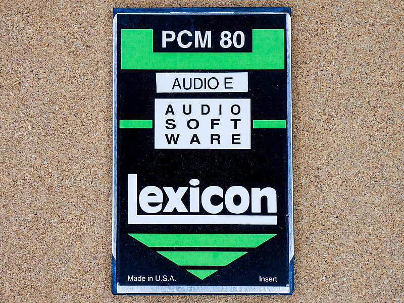 Lexicon PCM 80 Scott Martin Gershin Post FX Algorithm Card | Reverb