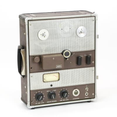 1964 Ampex Model 602 Burgundy Leatherette Portable Analog | Reverb