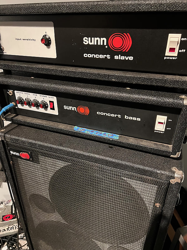 Sunn Concert Bass Slave 1970's - Black | Reverb