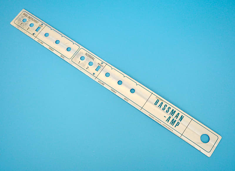 1968 Fender Bassman Genuine Vintage Silverface Amplifier | Reverb