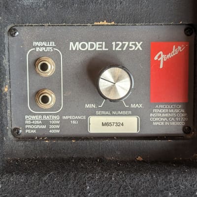 (15997) Fender 1275x 12" Stage Monitor | Reverb