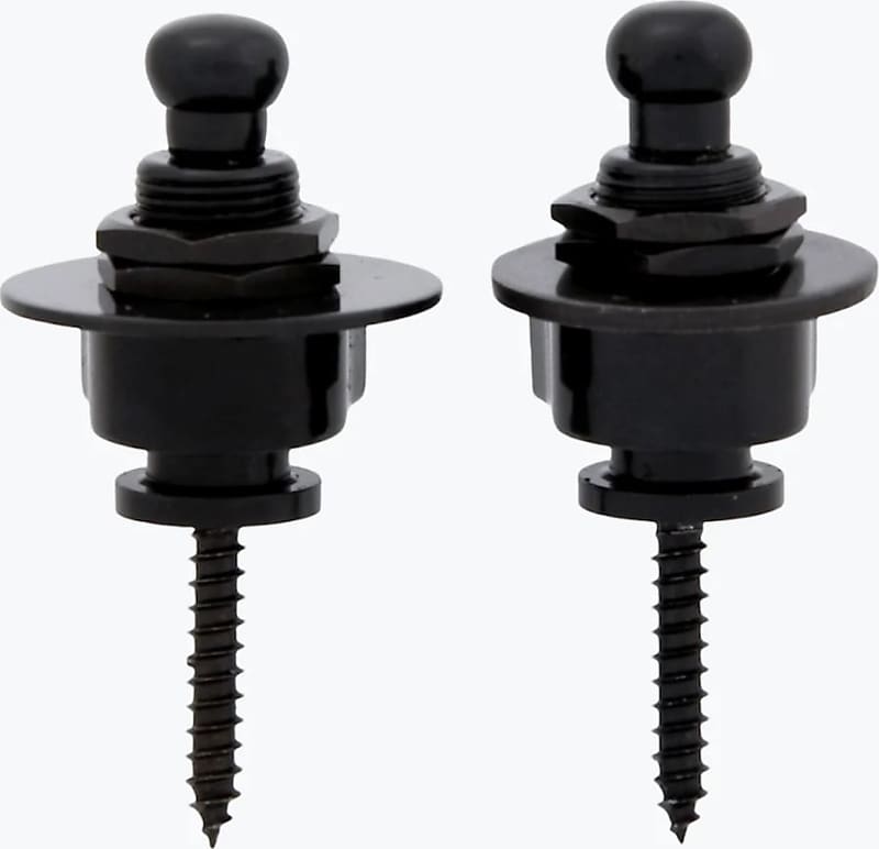 Allparts Economy Strap Lock SystemBlack, Standard | Reverb