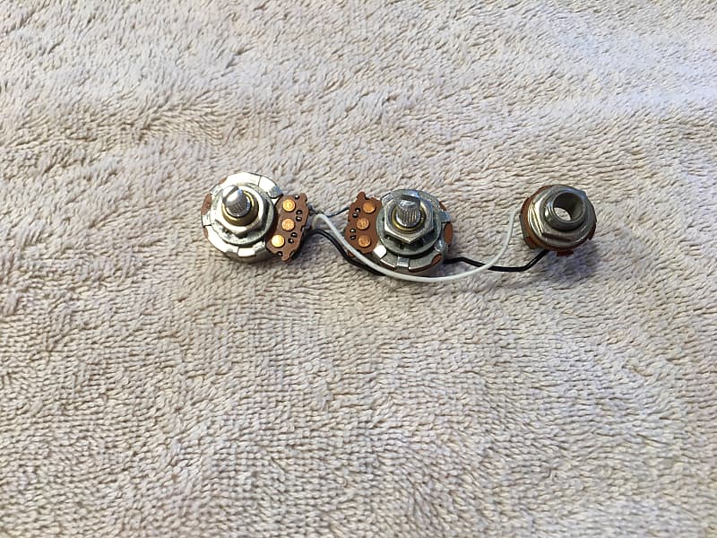 1981 Fender CTS 250k Pots Switchcraft Jack Original Cap Strat | Reverb