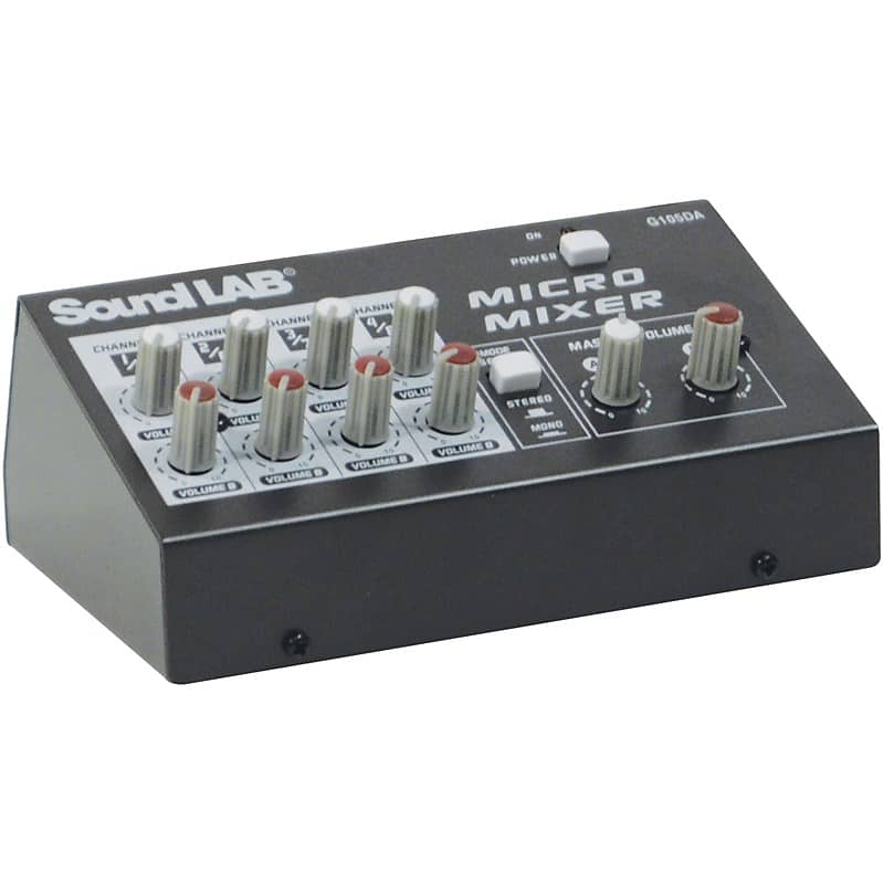 SoundLAB G105DA 4-Channel Stereo Microphone Mixer | Reverb UK