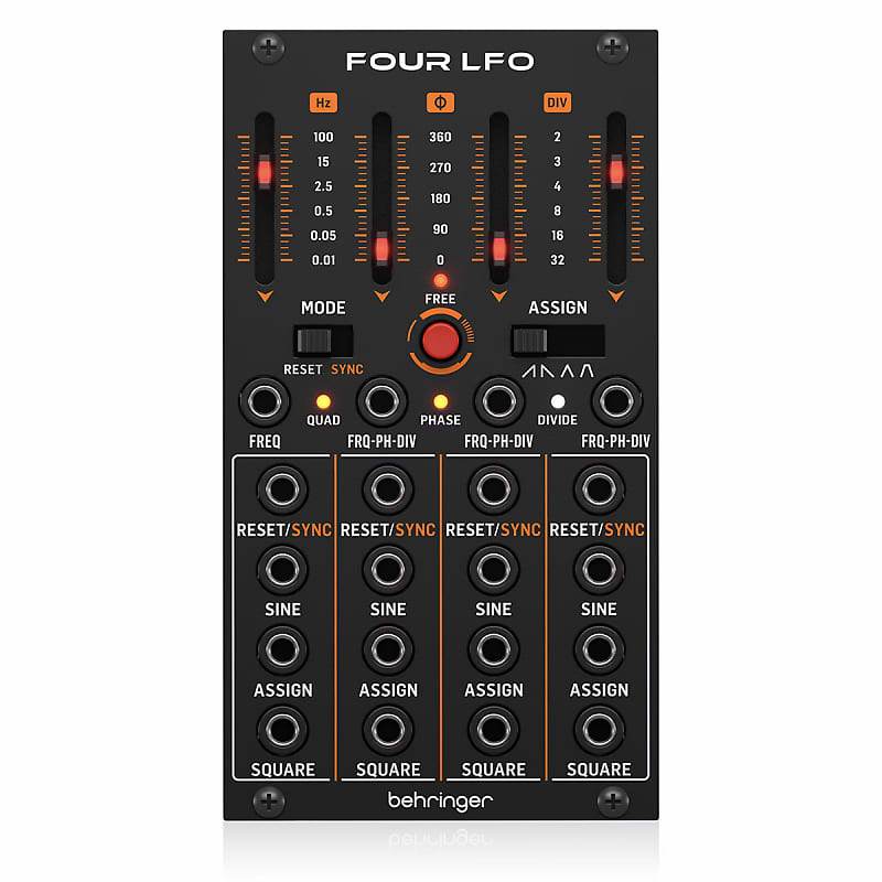 Behringer Four LFO 4-Channel Module with Assignable Waveforms | Reverb