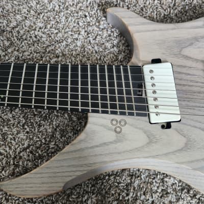 GOC Guitars Ilumina 7 2022 - Rustic Gray Headless 7 String | Reverb