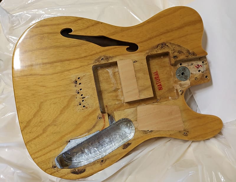 Authentic 1972 Fender Telecaster Thinline Body - Original | Reverb