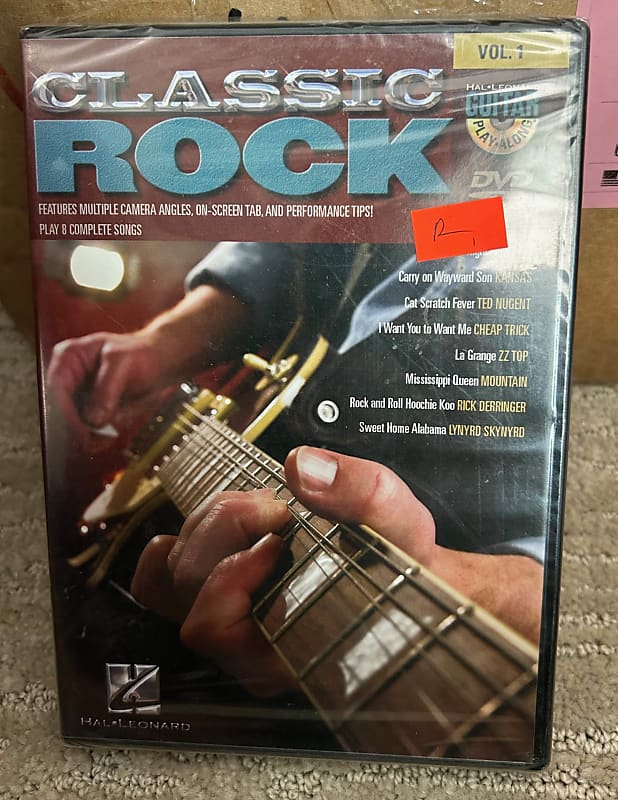 Classic Rock Guitar Play-Along Vol. 1 Instructional Lessons | Reverb