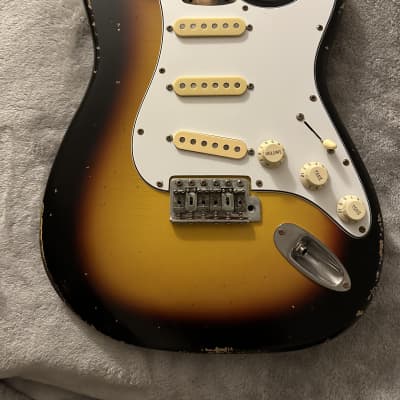 MJT Stratocaster Body 2020 - Sunburst | Reverb