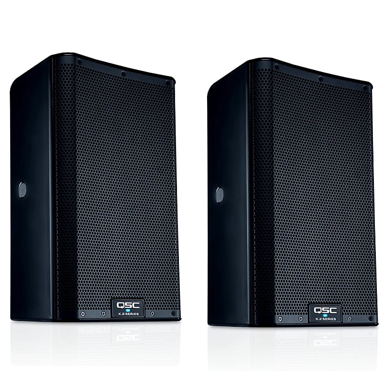 QSC K8.2 Two-Way 8" 2000W Powered Portable PA Speaker with | Reverb