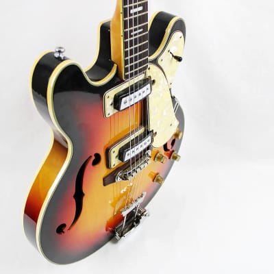1960's Aria Diamond ES-1202 - Sunburst | Reverb