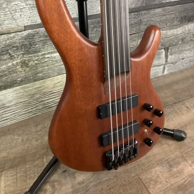 Cort B5FL Fretless 5-String Bass - Dark Walnut | Reverb