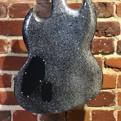 ESP Custom Viper Baritone - Silver Heavy Flake Sparkle | Reverb UK