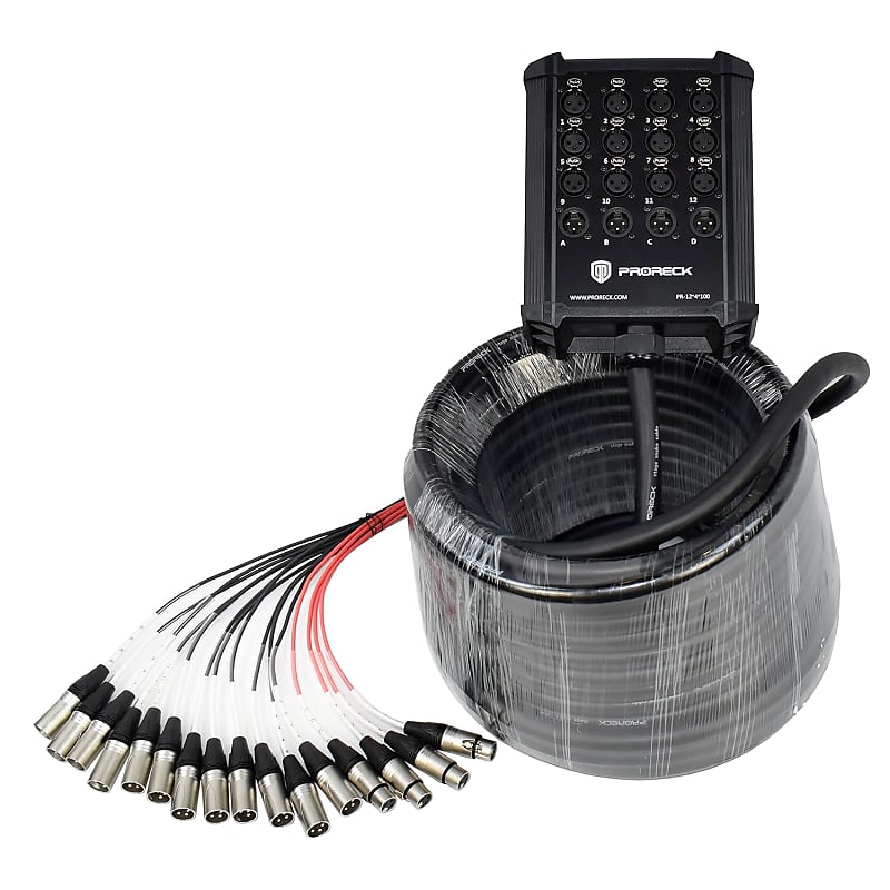 12-Channel Low Profile XLR Send Circuit Board Snake Cables, | Reverb