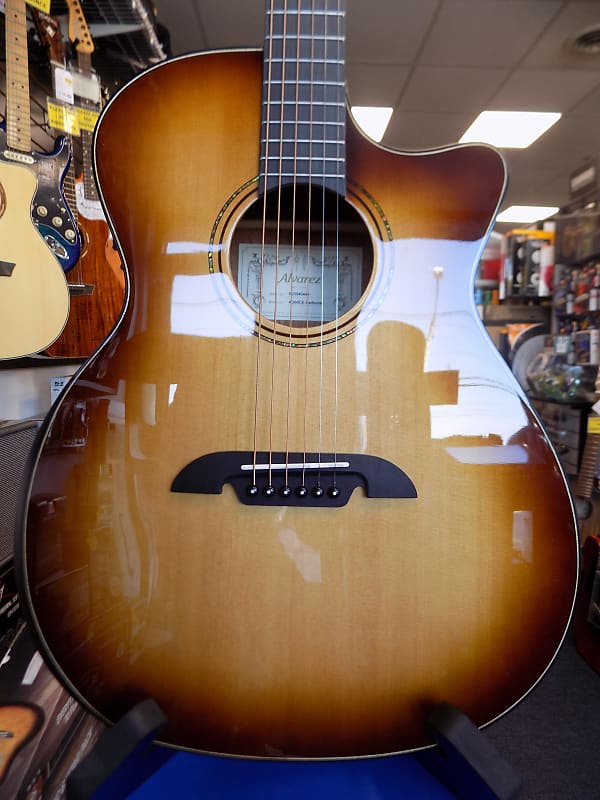 Alvarez Artist AG60CESCH Acoustic Electric Cutaway Guitar - | Reverb