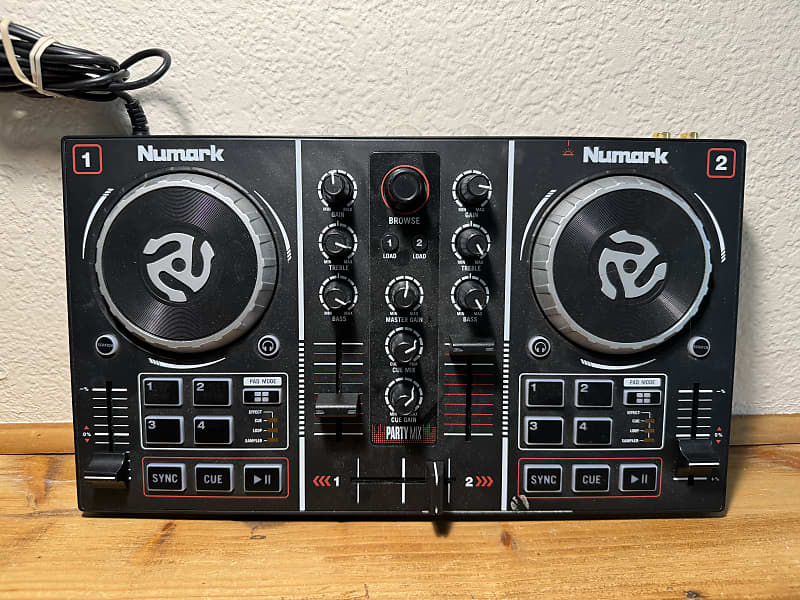 Numark Party Mix DJ Controller Mixer DJing Audio Music with | Reverb