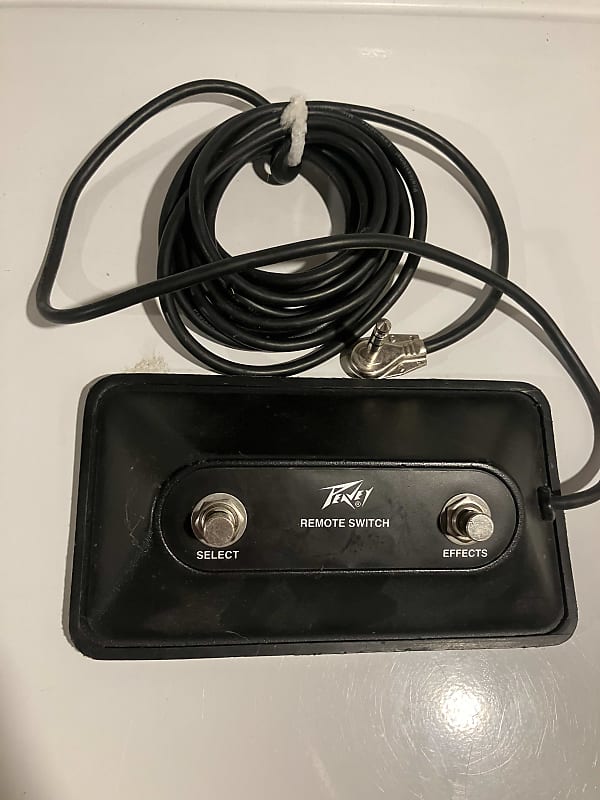 Peavey Footswitch 2-Button with "Select" and "Effects" | Reverb