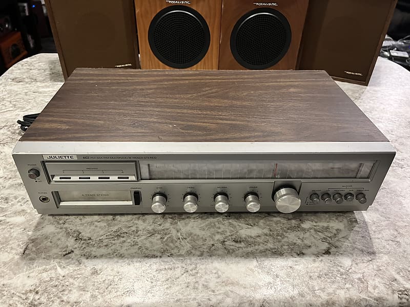 Juliette C-330 am/fm multiplex 8 track stereo reciever | Reverb