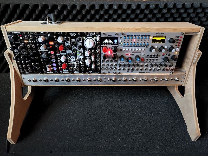 Eurorack Case 3U 104hp Handmade with Stand and Interconnects | Reverb