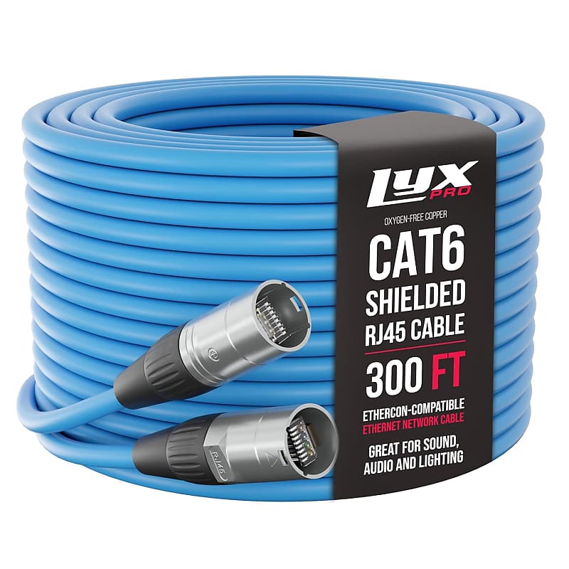 300 Feet Shielded Cat6 Ethercon Cable - Professional Audio & | Reverb